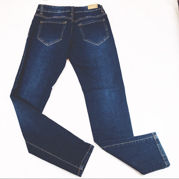 bp | Jeans | Bp Skinny Jeans Dark Blue Wash Whisker Fading 26 | Poshmark